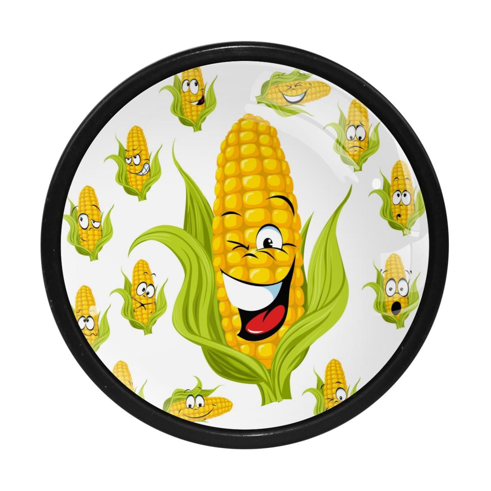 4 Pcs Corn Expression Knobs for Kitchen Cabinet Cupboard Dresser ...