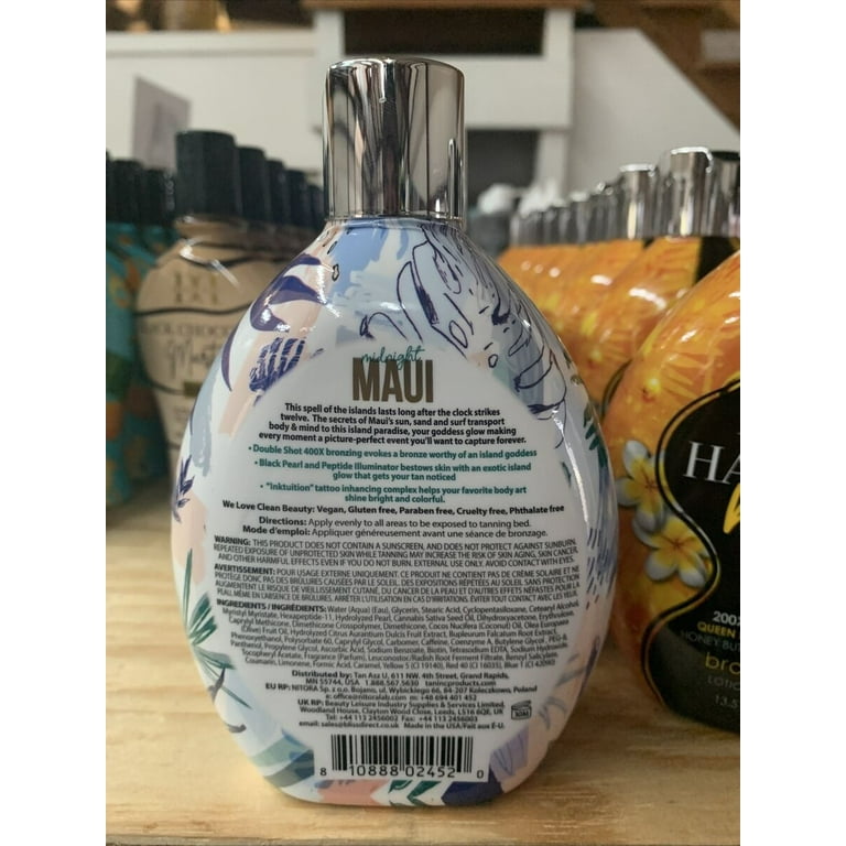 Tan Asz U Midnight Maui Double Shot 400X Bronzer Tanning Tan Asz U Midnight Maui Double Shot 400X Bronzer Tanning