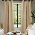 2 Panels Outdoor Curtains for Patio Waterproof 84" Long, Detachable ...
