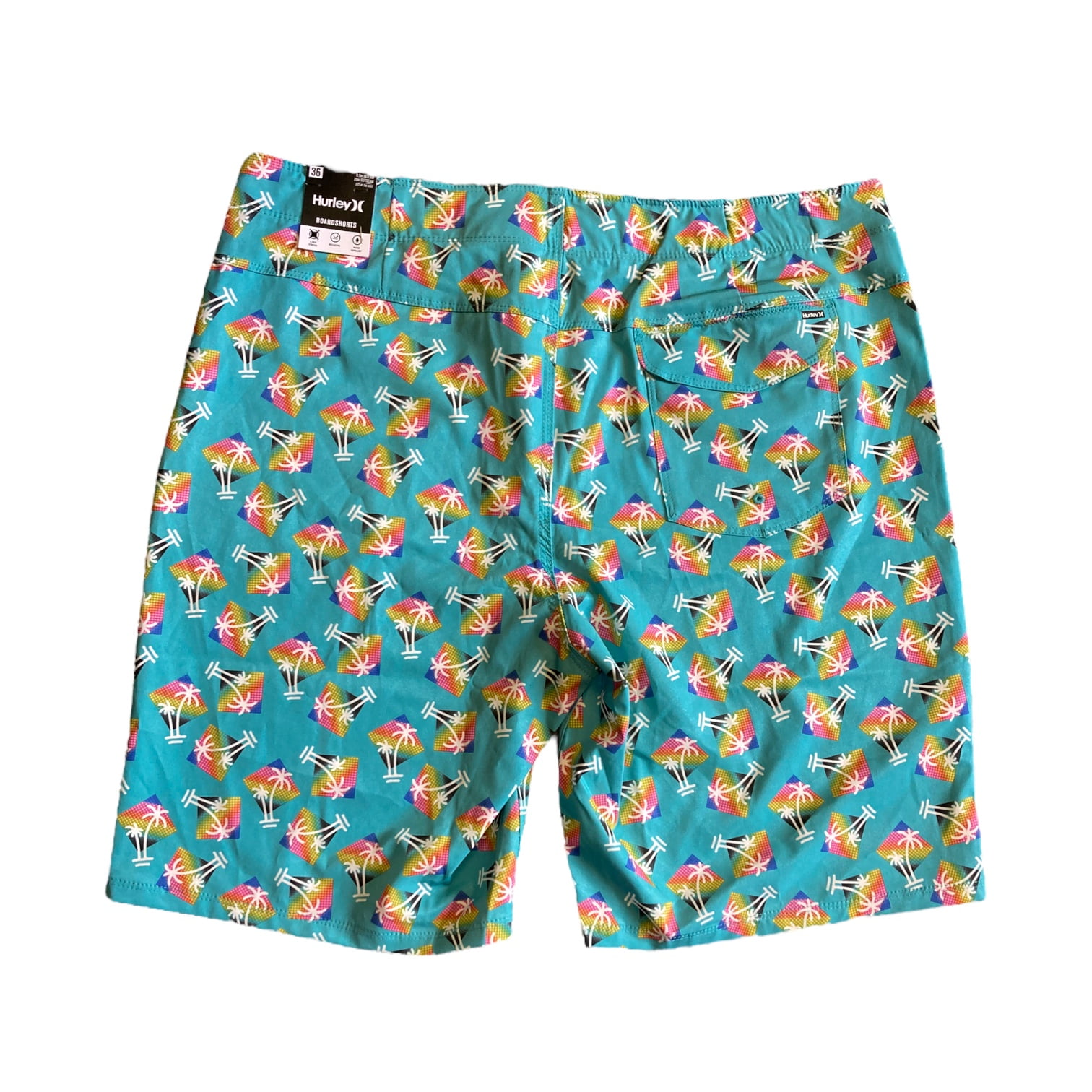 Hurley Men's One and Only Gradient Swim Board Short (Deep Aqua, 28