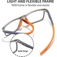 2 Pack Reading Glasses for Men, Sports Ultra-Light Blue Light Blocking ...