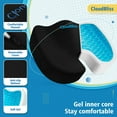Gel Seat Cushion - Cooling Gel Enhanced Memory Foam Ergonomic Seat ...