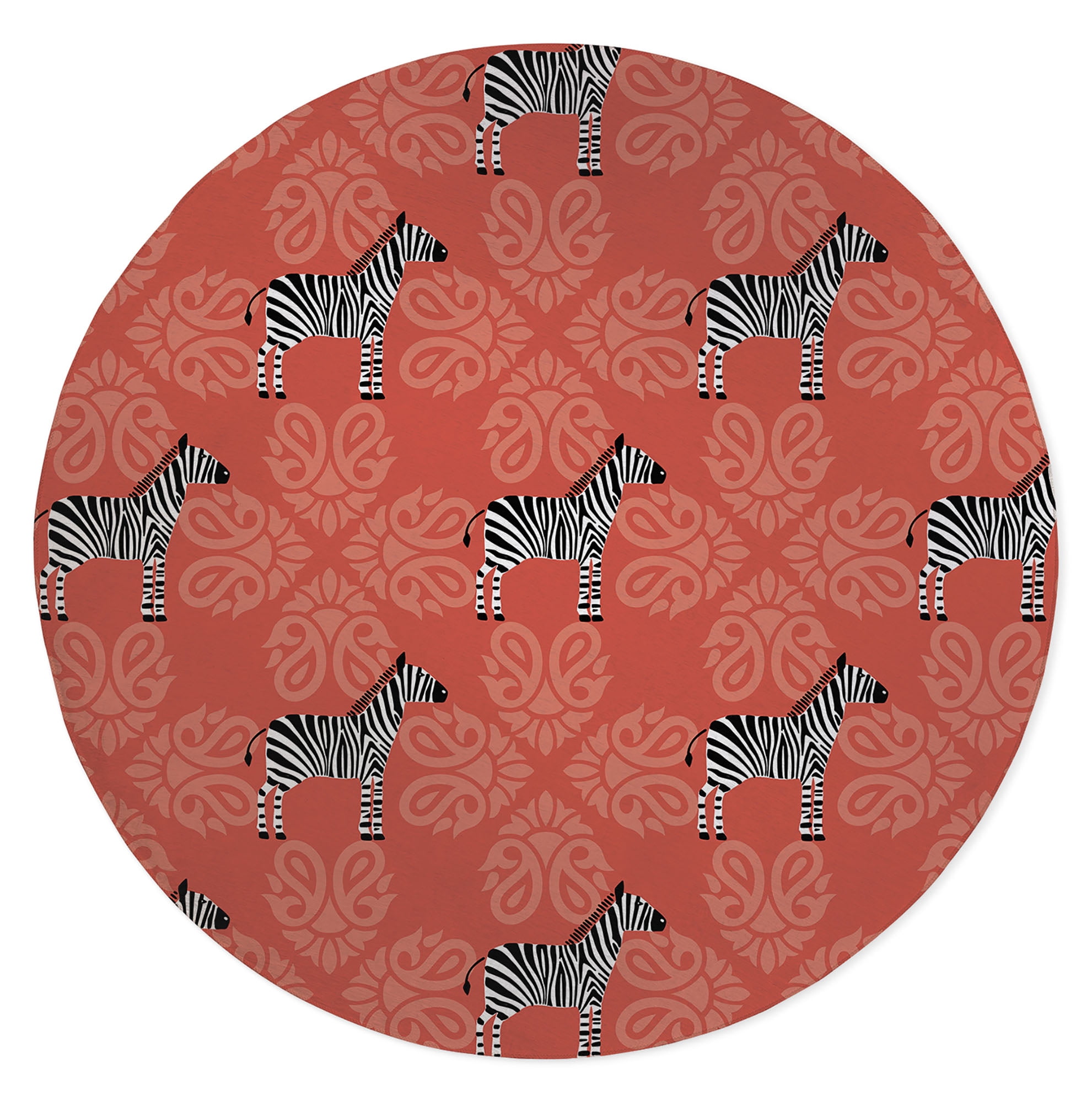 Zebra Herd Melon Office Mat by Kavka Designs - Walmart.com