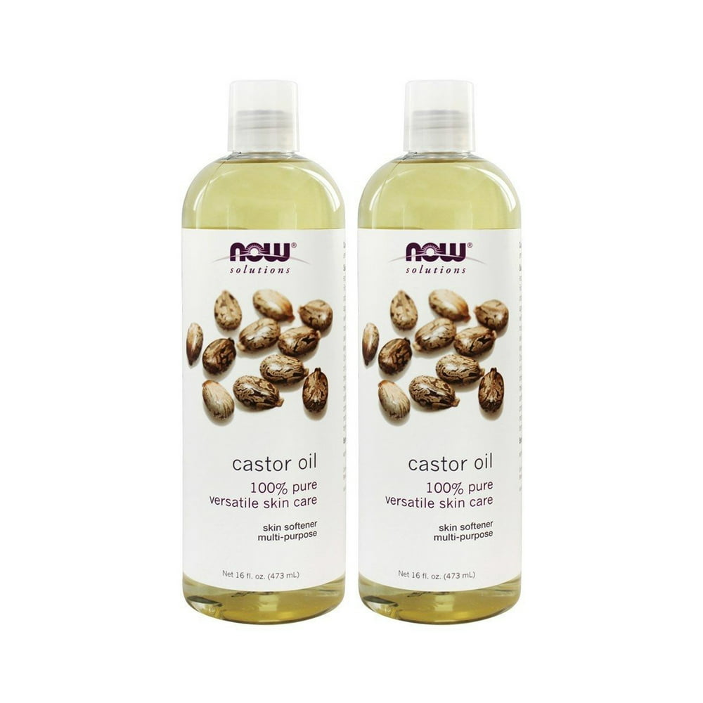 Now Foods - Castor Oil 16 oz (Pack of 2) - Walmart.com - Walmart.com