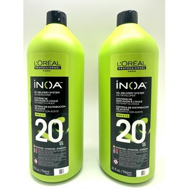 L'Oreal Paris Inoa Rich Developer, 20 Volume, 32 oz, Covers White Hair ...