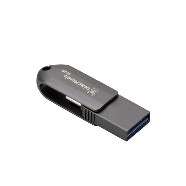 blackweb 32 GB Dual Drive USB Type-C Flash Drive (BWA22DS001C-Black ...