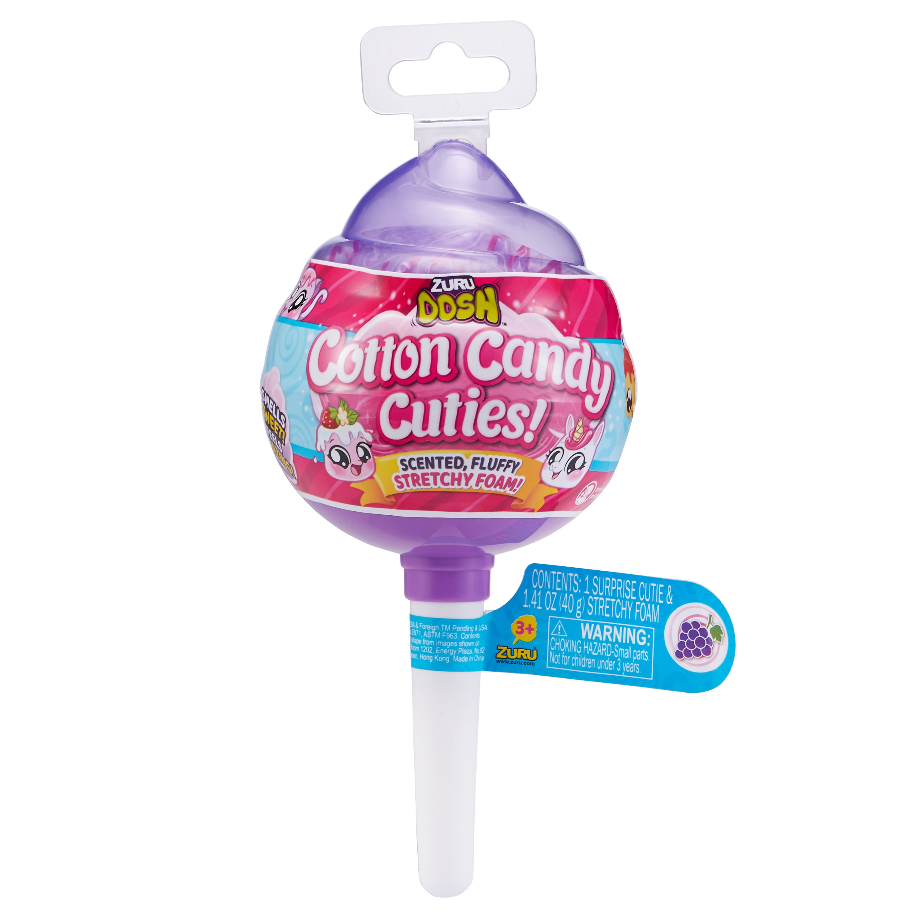 Oosh Cotton Candy Cuties with Scented, Fluffy Slime & A Cute Slow Rise ...