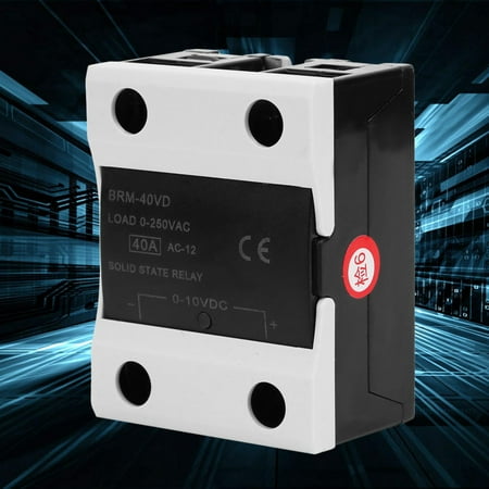40a Relay Dc Ac Relay BERM BRM-40VD Solid State Relay 40A DC 0~10V - AC ...