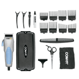 Conair Men Custom Cut Haircut Kit, 18-Piece with Stainless Steel Blades ...