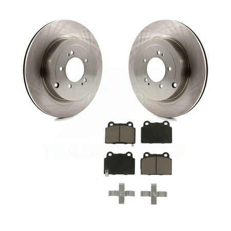 Rear Disc Brake Rotors And Ceramic Pads Kit For Mitsubishi Lancer ...