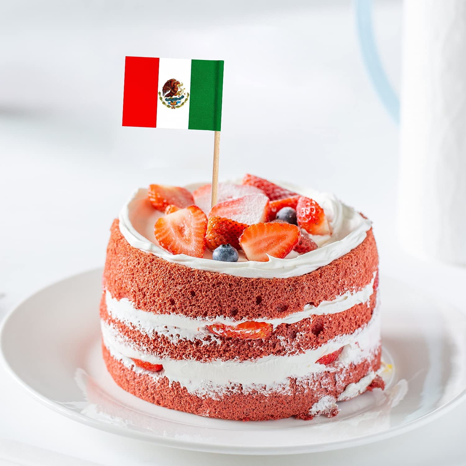 Mexican Flag Birthday Cake