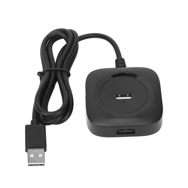 Divisor de concentrador de datos USB de 4 puertos, adaptador multipuerto USB2.0, expansor para ...