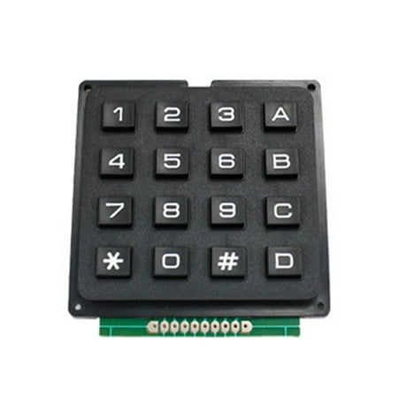 ZheElen 4x4 16 Button Matrix Keyboard Keypad for MCU Phone-Style ...