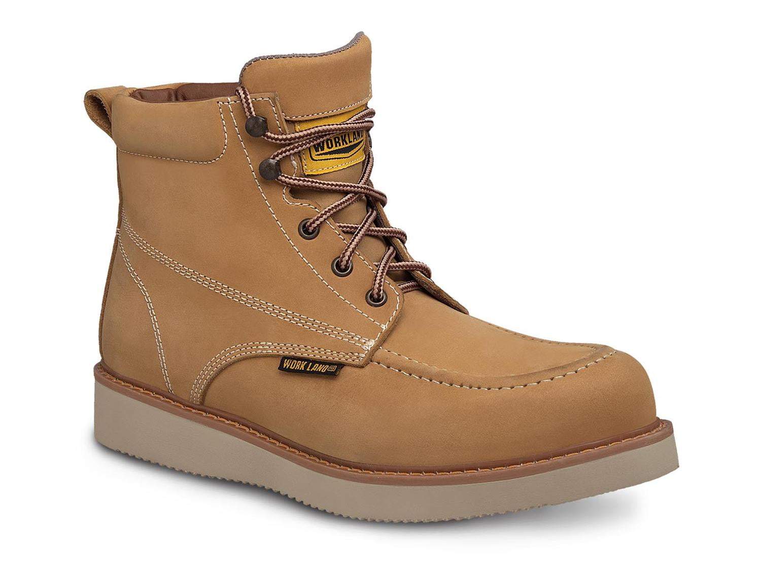 Bota Roper de trabajo Industrial Hombre Workland 74918 Miel amarillo 25 ...