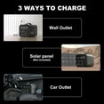 GOFORT 600W Portable Power Station, 550Wh Solar Generator- Operated Backup Battery - Walmart.com