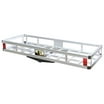 Tow Tuff 62 Inch Steel Cargo Carrier and Bike Rack, Hitch Car Vehicle ...