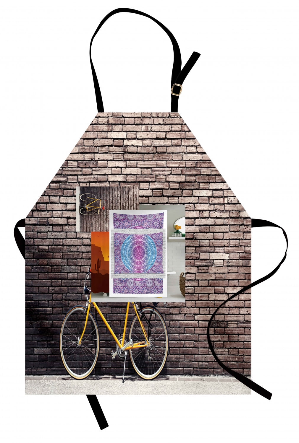 Bicycle Apron Past Times Aesthetic Road Bike Lean Brick Wall Outdoor ...