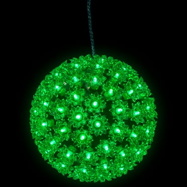 Gymax Set of 3 Christmas Globe Light Hanging Tree Light Ball Decor w ...