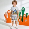 CAIVO Kids Cartoon Embroidered Boys Shorts Summer Casual Shorts ...