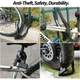 ValueMax Easy Metal Bike Chain Lock, Anti Theft Security with 2 Sturdy ...