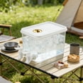 3L Dual Compartment Beverage Dispenser with Faucet for Homemade ...