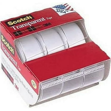 Scotch Transparent Tape 1/2" x 450" - Walmart.com