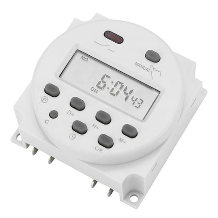 Digital Time Switches, Manual/Auto Controller Programmable Time Switch, 60x60x32mm/2.4x2.4x1.3in ...