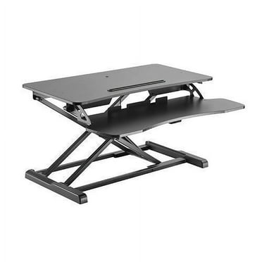 Kantek Desktop Riser Workstation Sit To Stand Black, Black - Walmart.com