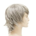 Onedor 12 Inch Short Straight Men Hair Wig Colored Cosplay Wig Heat Friendly Party Costume