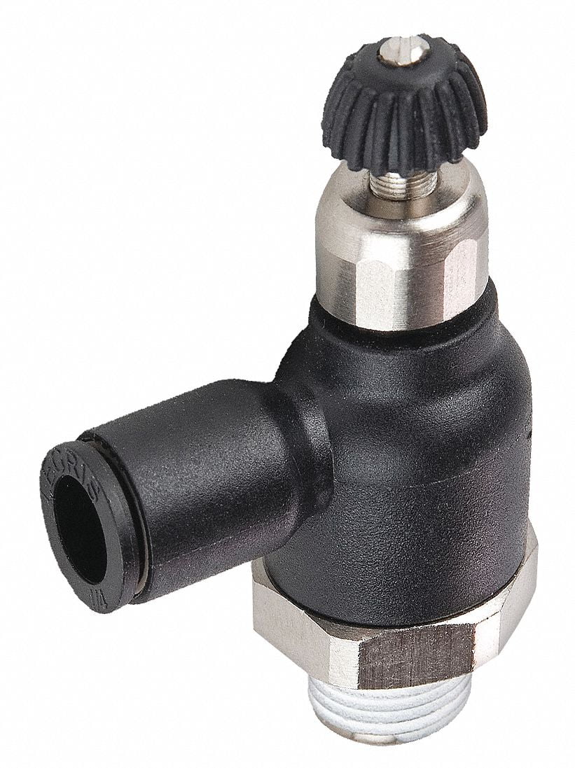 Legris Flow Control Valve,1/4" PTC,1/8" NPT 7065 56 11 - Walmart.com