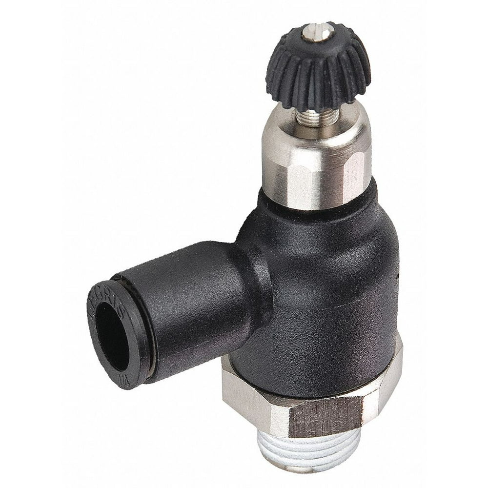 Legris Flow Control Valve,1/4" PTC,1/8" NPT 7065 56 11 - Walmart.com ...