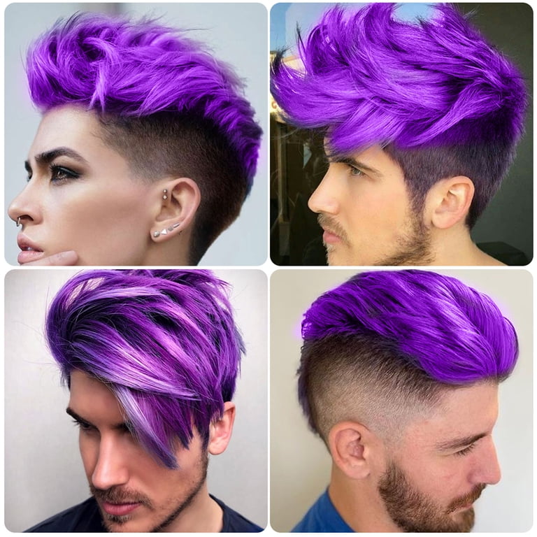 Purple Hair Dye Men