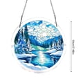 Acrylic Suncatcher Puzzle, Unique Tree of Luminous Leaves Acrylic Sun ...