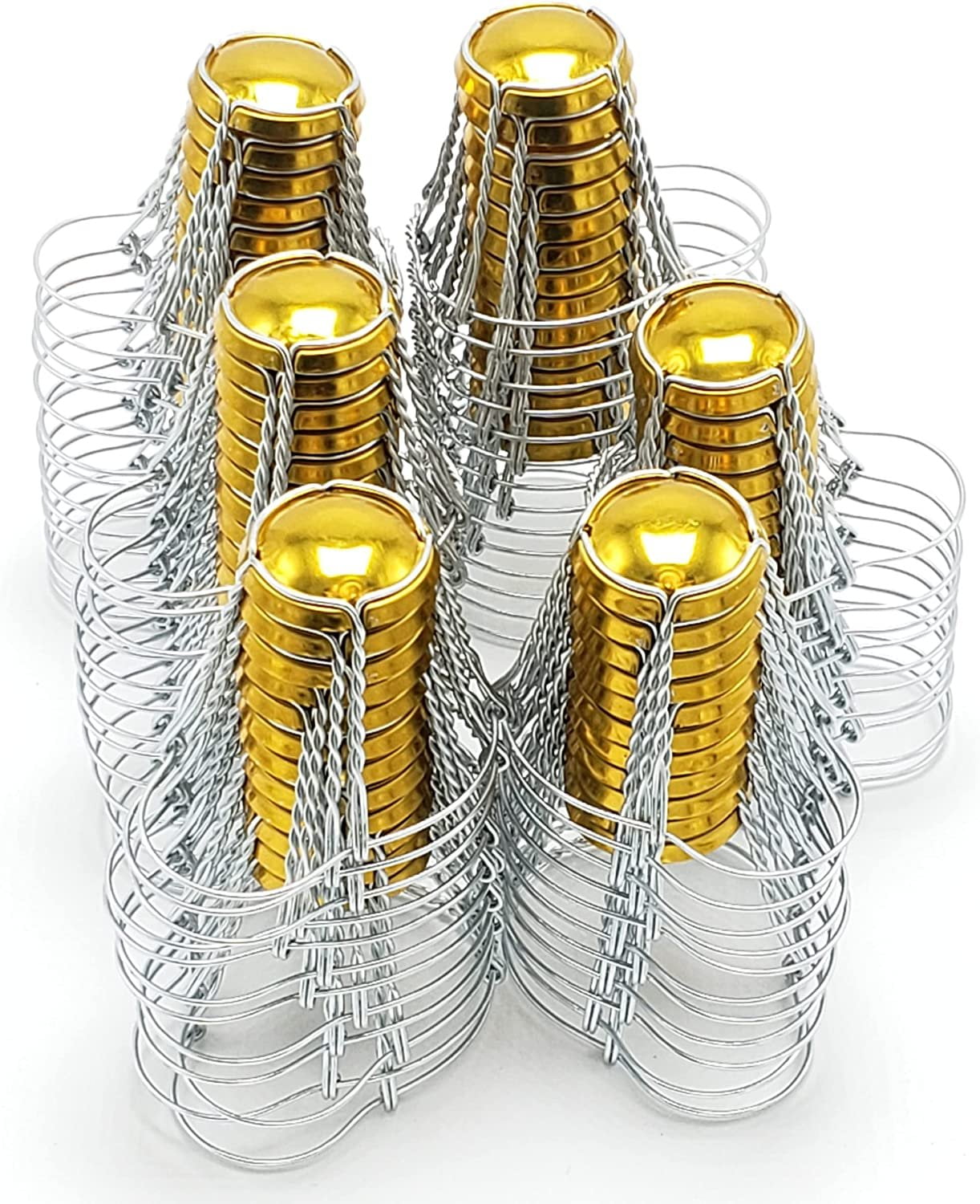 Belgian Bottle Wire Hoods 60 Pack Wire Hoods for Champagne or Beer ...