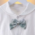 akafmk Girls School Uniform Outfits Lapel Bow Button Down Shirts Short ...