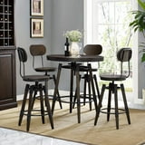 Adjustable Bar Table in Dark Brown - Walmart.com