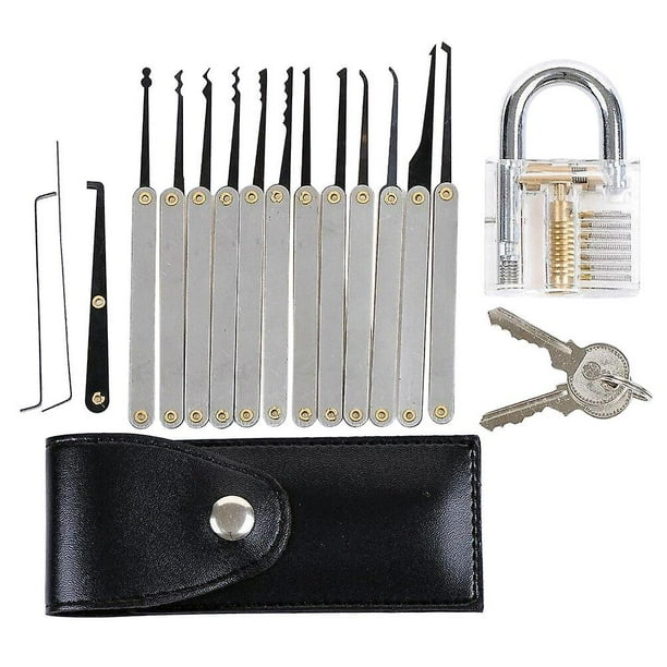 15 In Lock Pick Tools Lock Picking Kit Lockpicking Set Professional ...