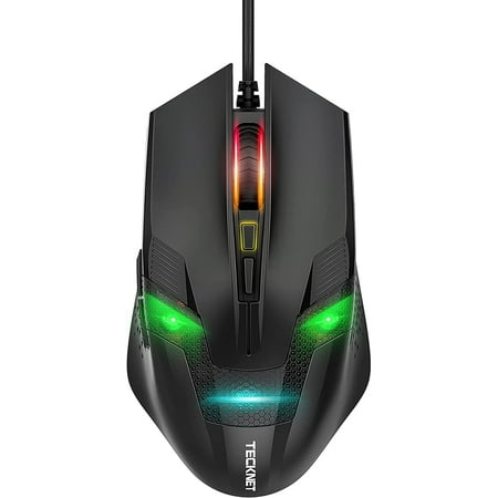 FYBTO Wired Gaming Mouse 6 Color RGB Spectrum Backlit, Intelligent ...