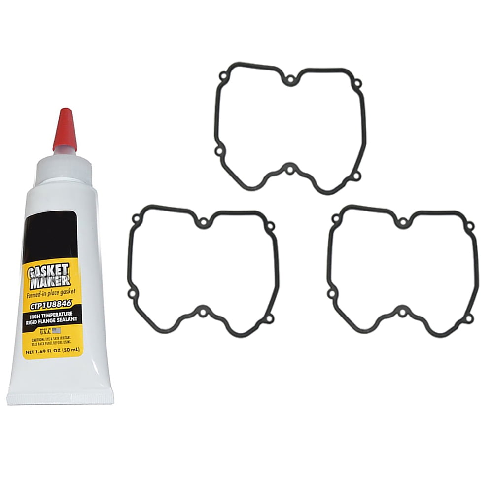 (3) Valve Cover Gaskets 2429537 242-9537 W/ Seal 5P5673 Kit Fits ...