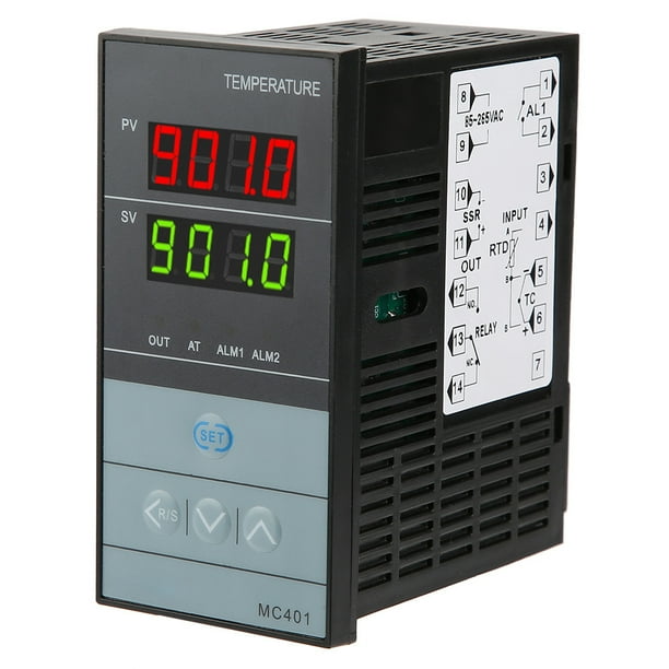 Termostato PID, Controlador de temperatura PID digital Termostato digital Controlador de ...