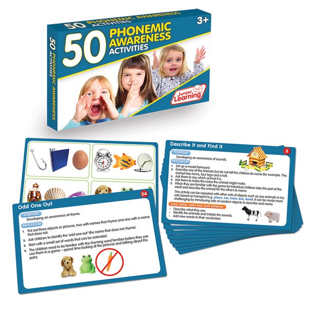 Language Arts Activity Cards, Phonemic Awareness | Bundle of 10 Each ...