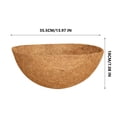 Lypsnake 2PCS 14Inch Planters Coco Liners, Natural Coconut Fiber ...