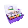 Creative DIY Craft Tote Box With Multiple Compartments For Art Supplies ...