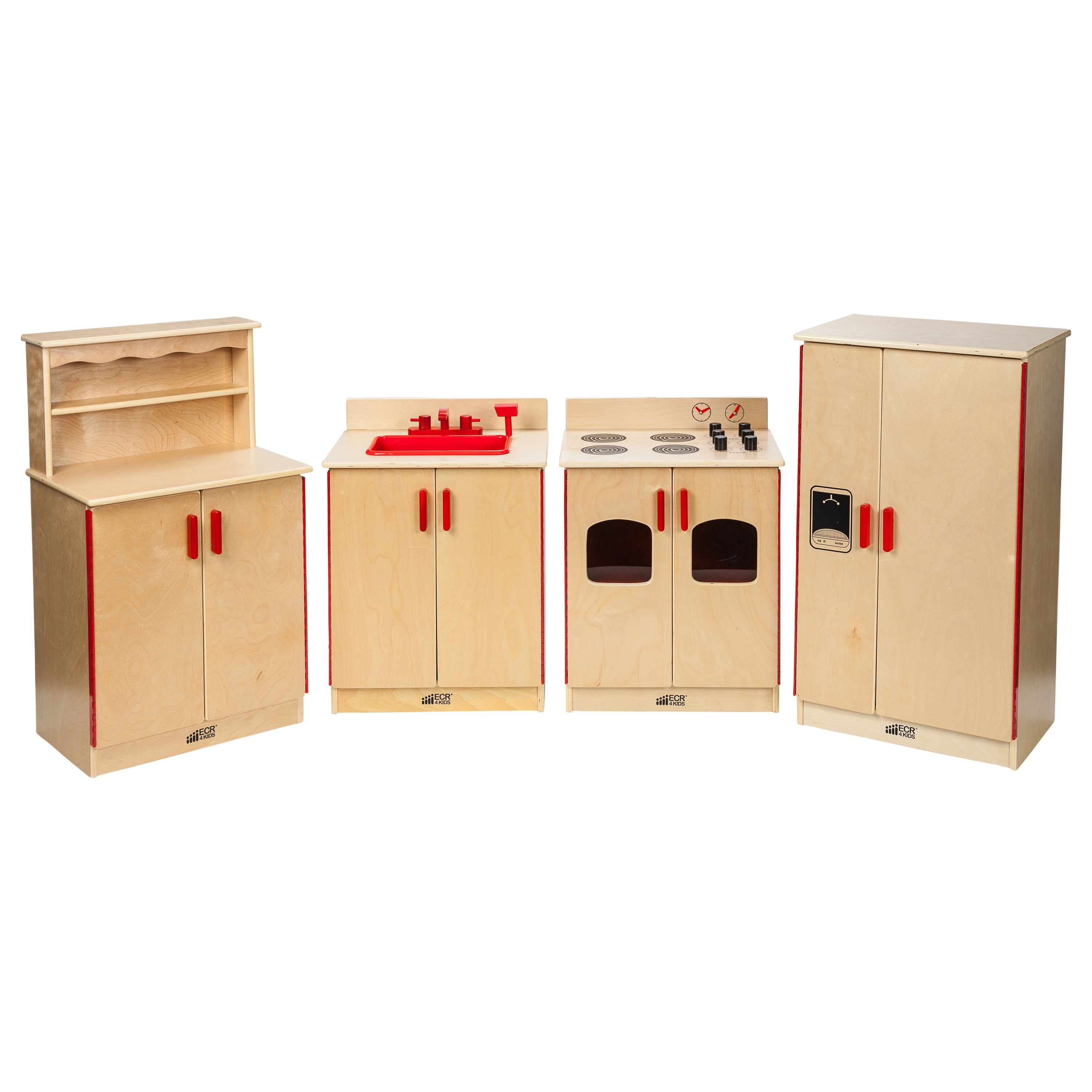 Birch 4-Piece Play Kitchen Set - Walmart.com