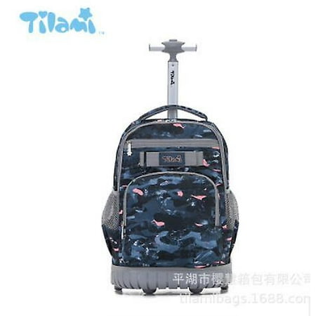 16 18 Inch Wheeled Backpack Kids School Backpack On Wheels Trolley ...
