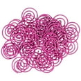 JAM Paper Round Fuchsia Pink Paper Clips, 1 in, 50 per Pack - Walmart.com