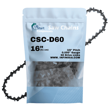 3-Pack 16-Inch Chainsaw Chain Replacement for Remington SL-10 - D60 (16 ...
