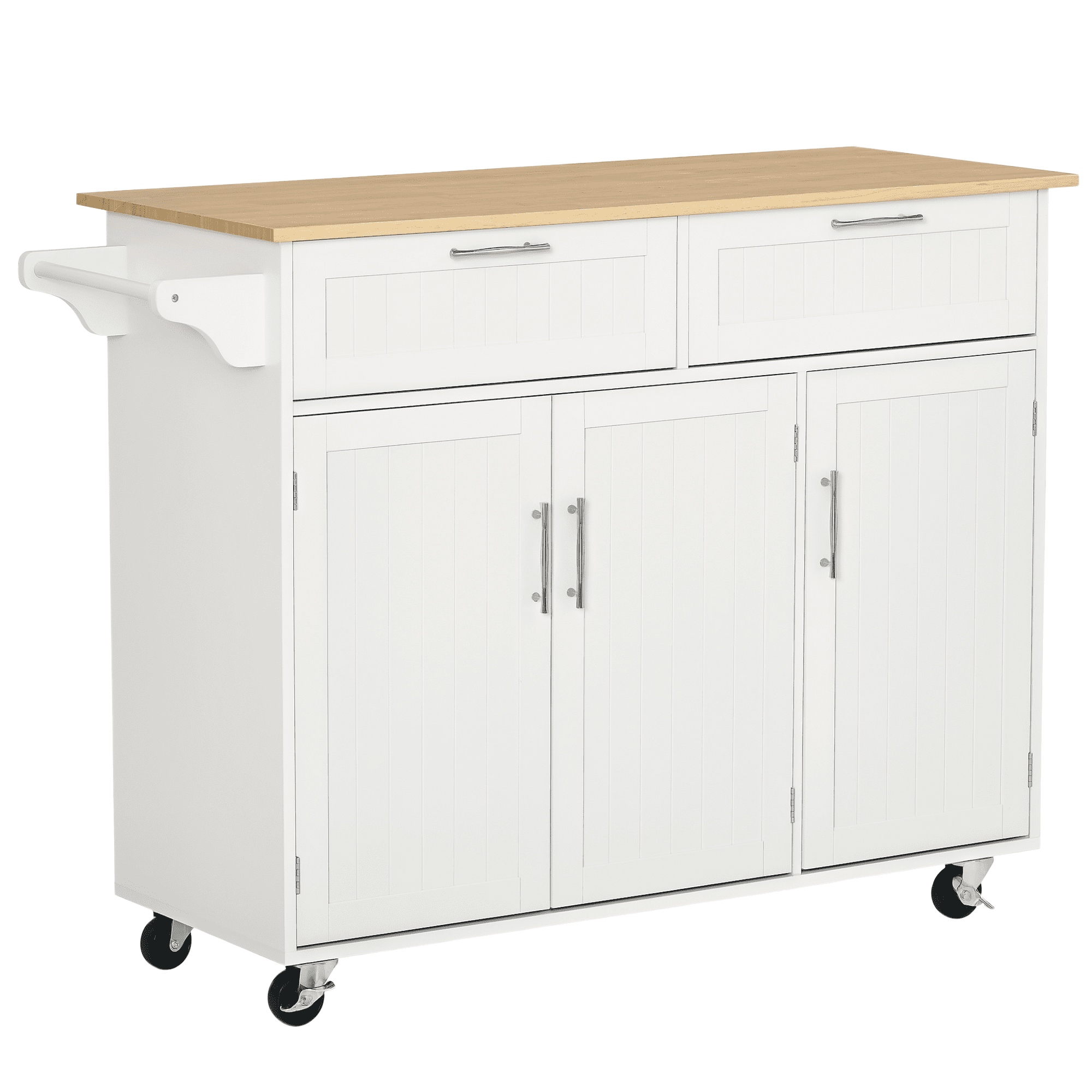 Click here for Homcom Kitchen Island On Wheels  Kitchen Cart W/ D... prices
