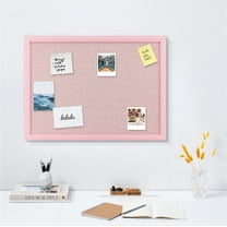 Navaris Framed Linen Bulletin Board - 17 x 23 inches Fabric Jewelry ...