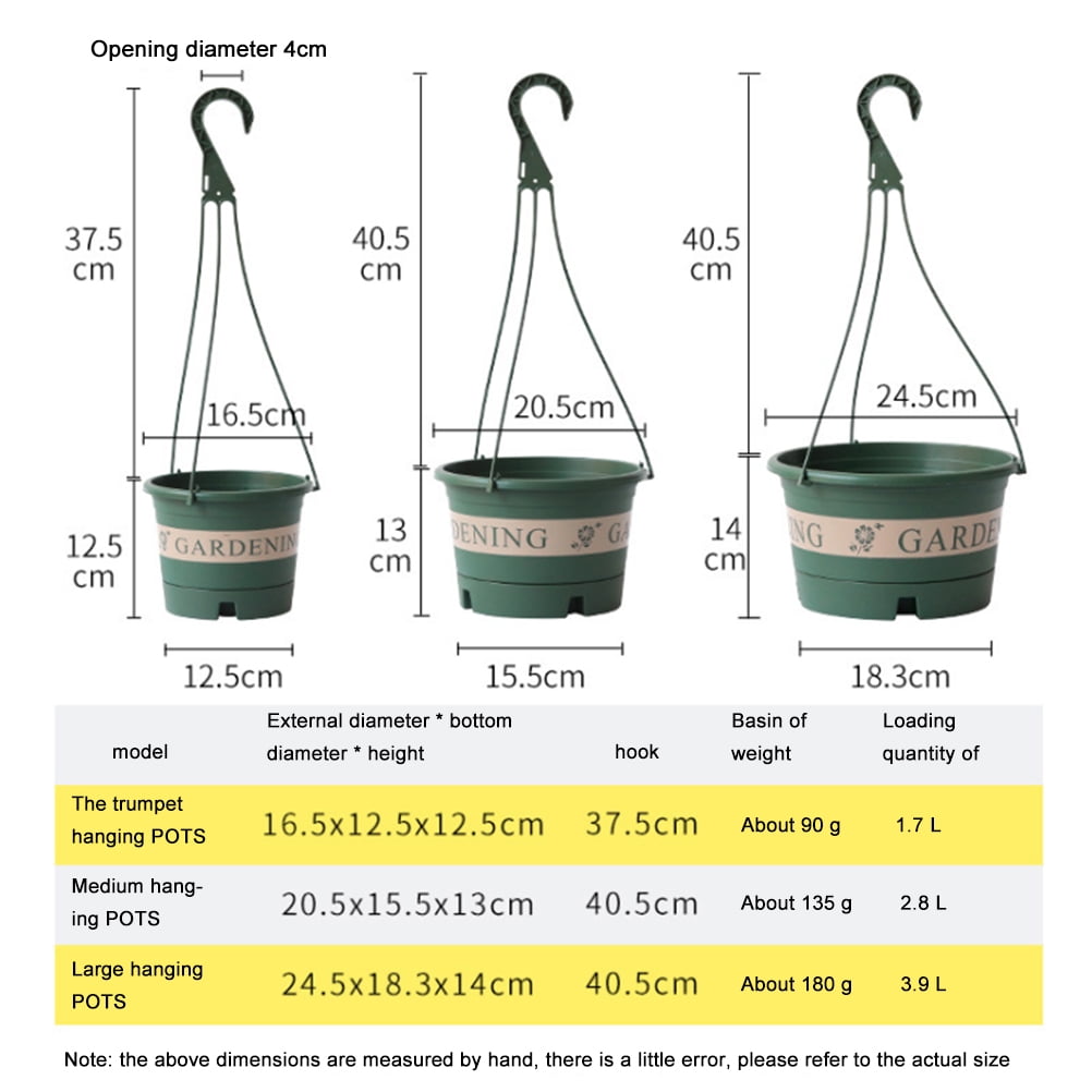 Click here for Estink Garden Hanging Pot Plastic Hanging Flower P... prices